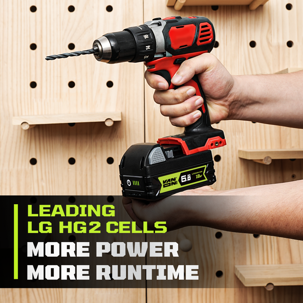 VANON PRO For Milwaukee 18V M18 Battery 6Ah Replacement — Vanon ...