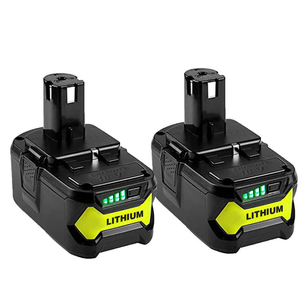 For Ryobi 18V Battery 6Ah Replacement | P108 Battery 2 Pack — Vanon-Batteries-Store
